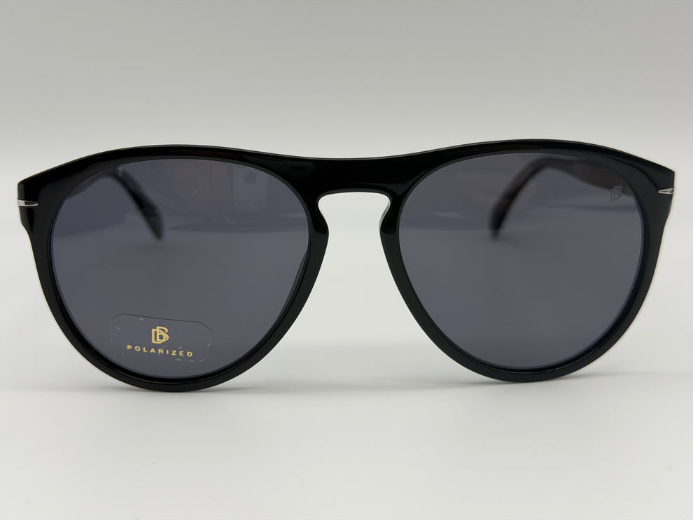 Eyewear by David Beckham DB 1008 55mm Black Polarized Pilot lens NEW ...