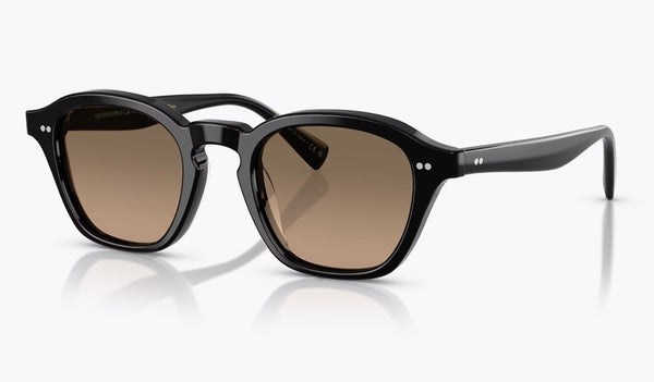 Oliver Peoples Eyles 48mm Black / Sandstone Gradient Polarized Japan P ...