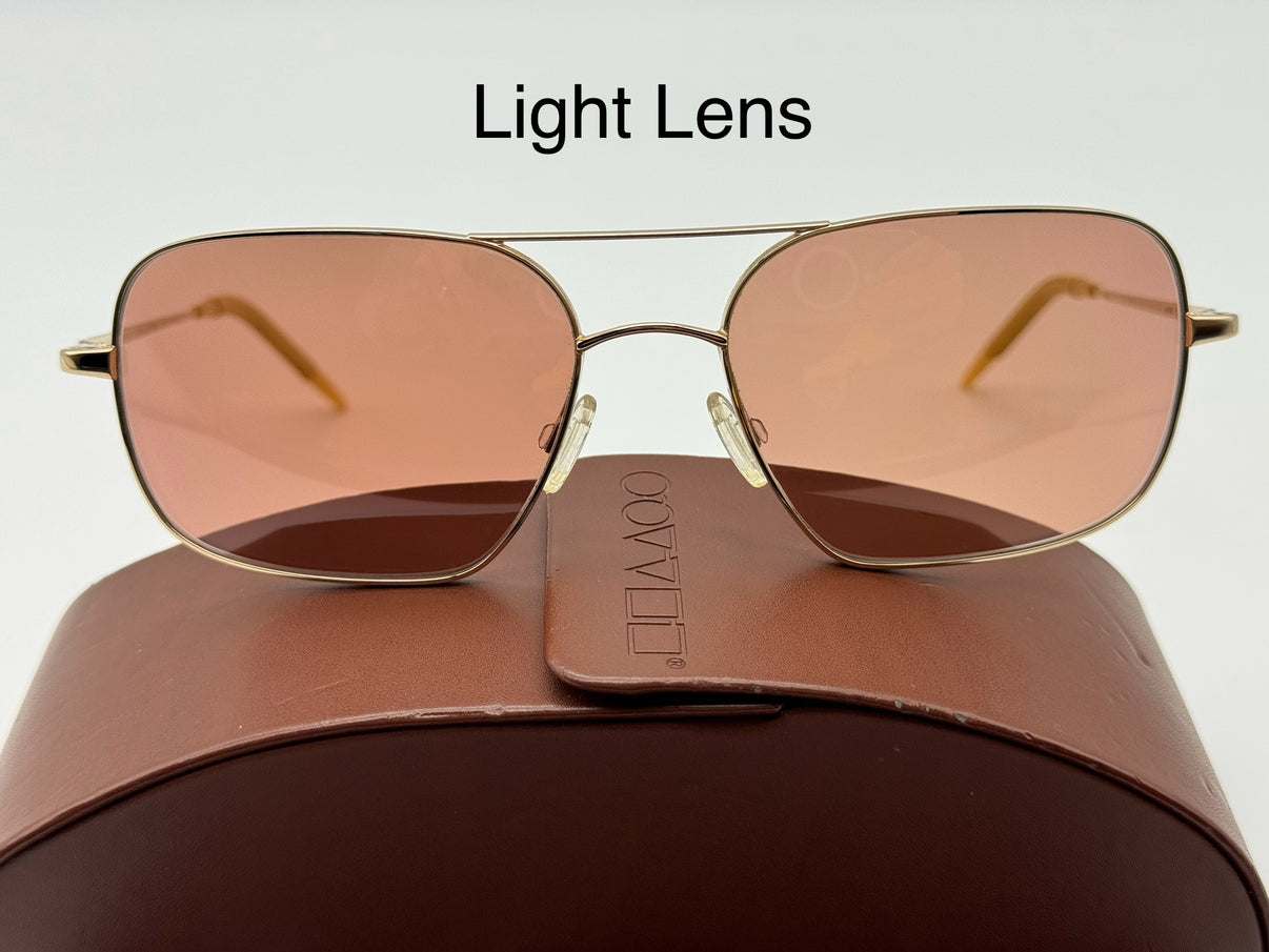 Oliver Peoples Victory 58 Gold Cognac Gold VFX Photochromic Twenty Yea ...