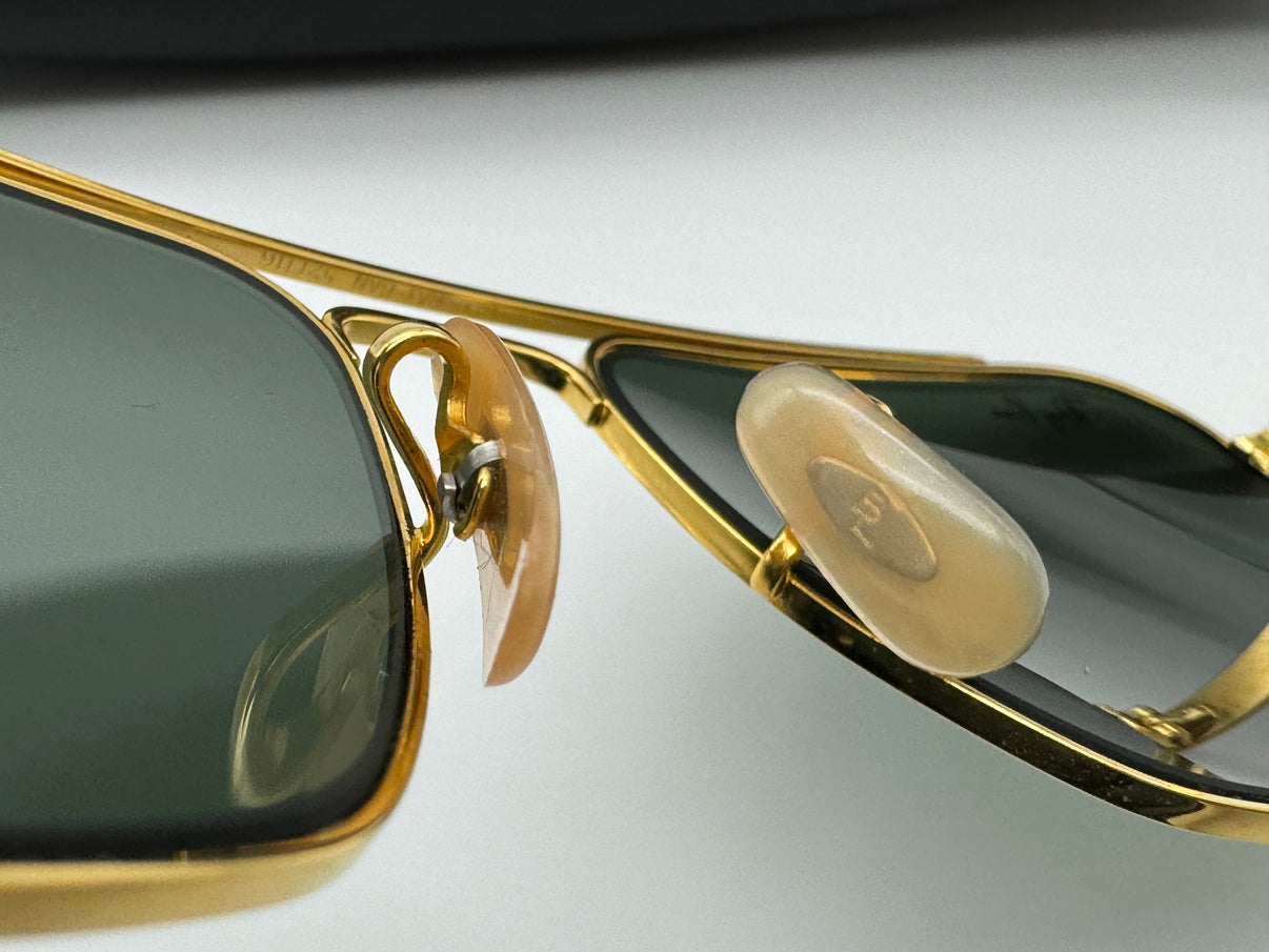 Vintage Ray-Ban Caravan Echelon 52mm G-15 Gold Havana Bayonet Temple t ...
