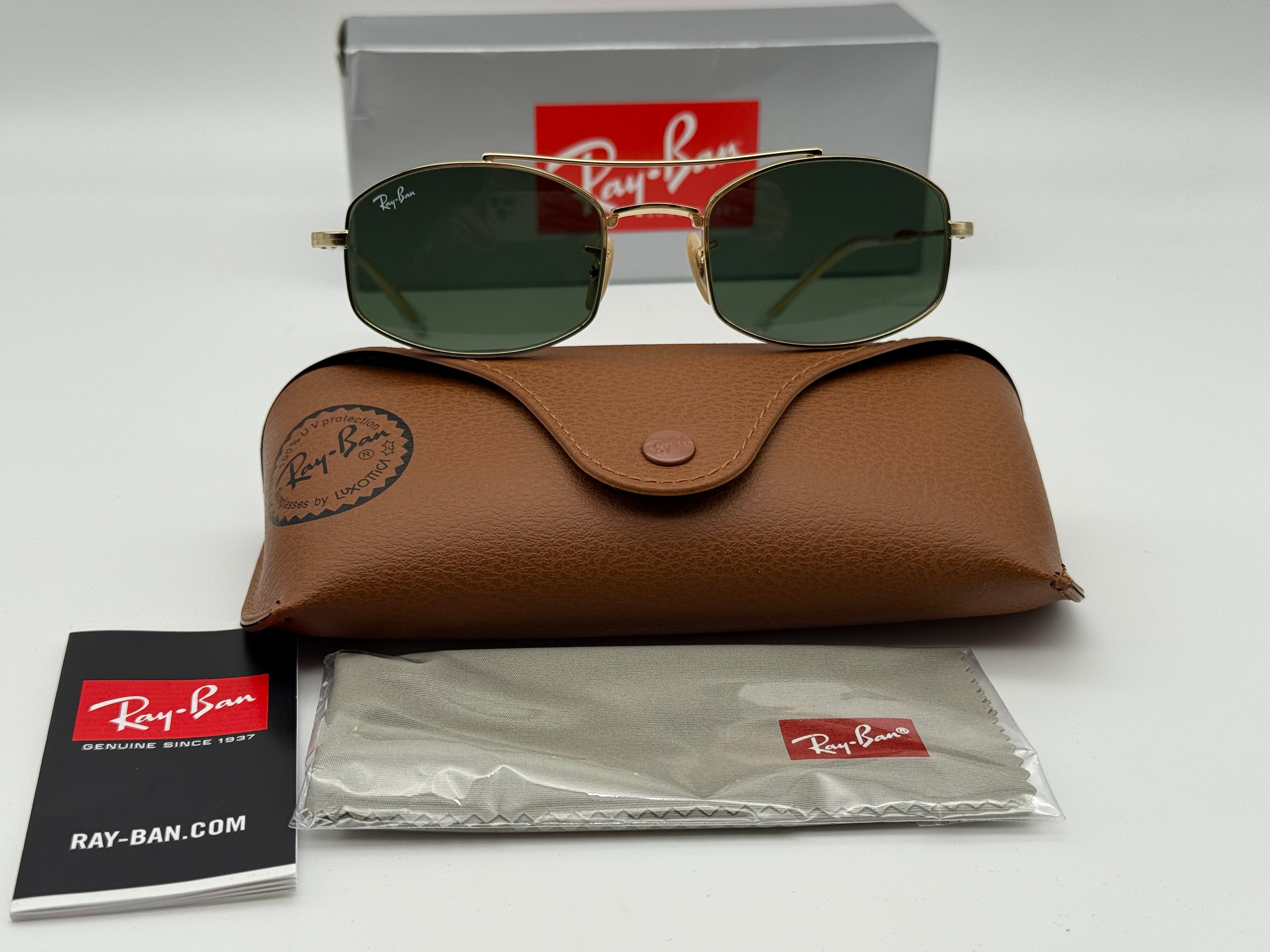 Ray Ban RB 3719 51mm Gold / G 15 Sunglasses NEW – Shade Review Store