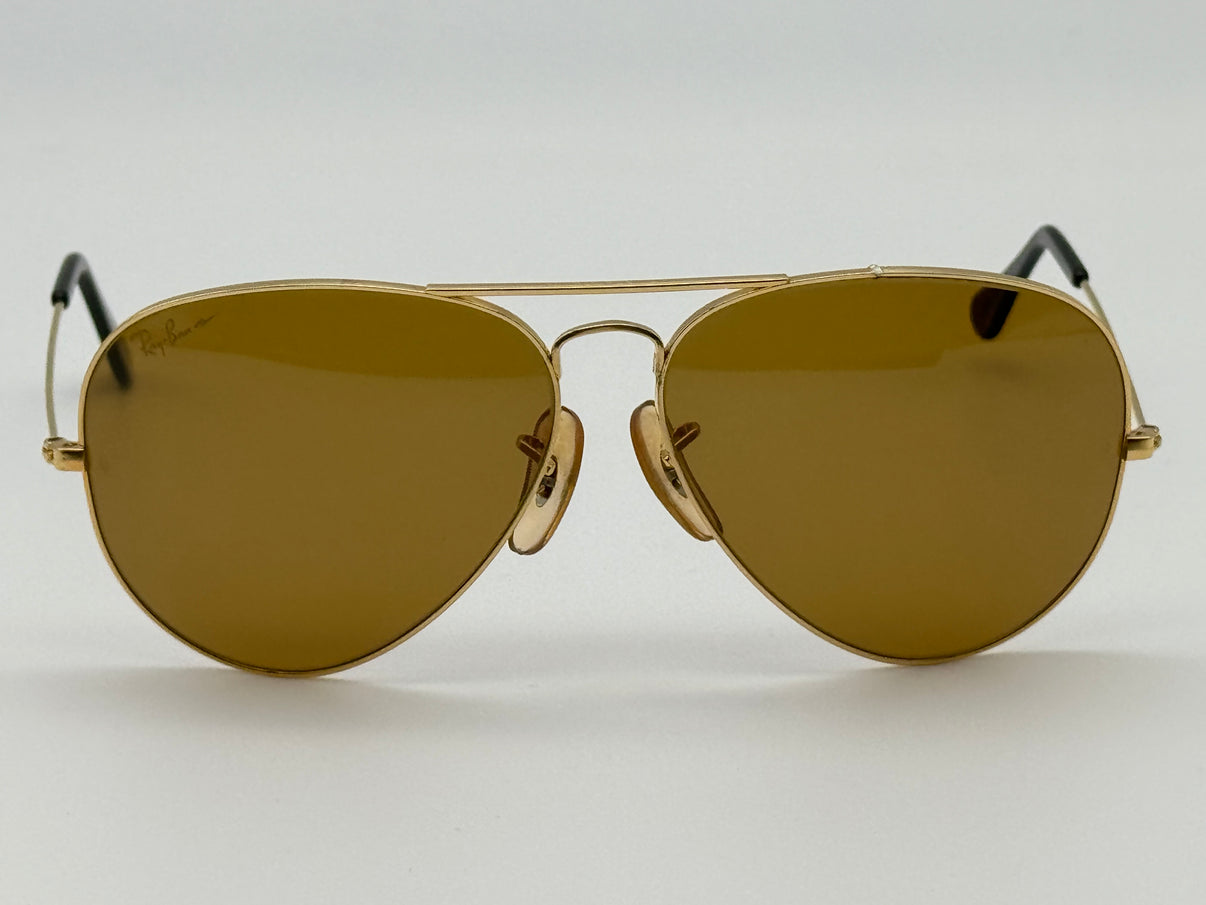 Vintage Ray Ban Aviator 62mm B20 Chromax Gold Drivers Lens READ – Shade ...