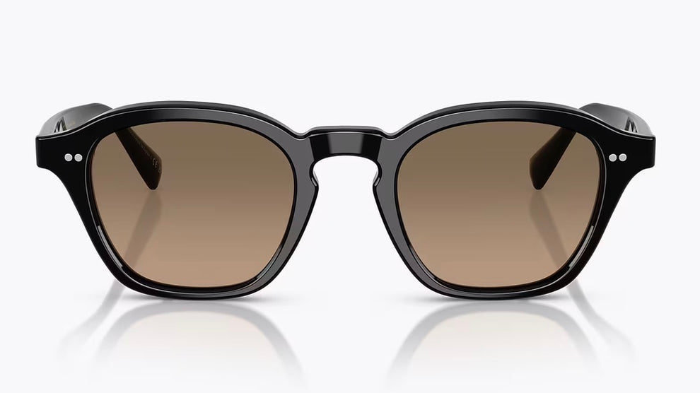 Oliver Peoples Eyles 48mm Black / Sandstone Gradient Polarized Japan P ...