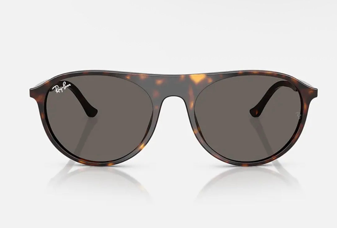 Ray-Ban RB 2215 Havana / Dark Gray Glass Lens 902 / B1 NEW – Shade ...